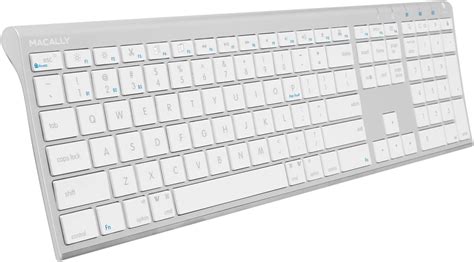 Macally Acebtkey Us Ultraslim Bluetooth Keyboard For Mac Pc Ios And Android Us Qwerty Key