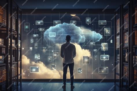 Premium Photo The Advancements And Impact Of Cloud Technologies