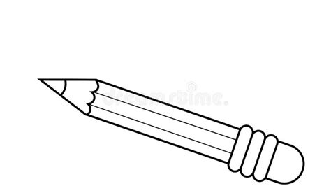 Pencil Animation With A Rotating Background Stock Video Video Of Tool
