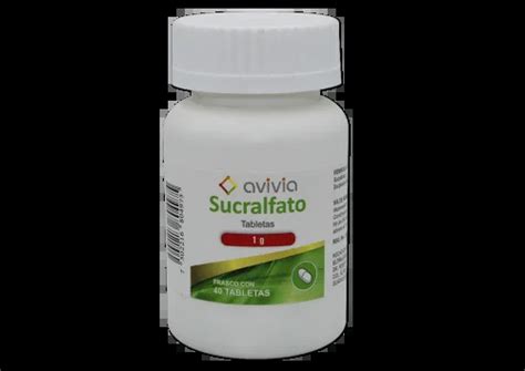 Sucralfato 1 G Fco Tableta C40 Anti Ulceroso De Uso Oral