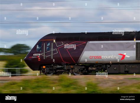 A Fast Moving British Rail Class 43 378 Seen Here At Colton Junction Near York North Yorkshire