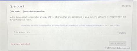 Solved Vector Decomposition A Two Dimensional Chegg