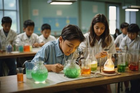 Premium Ai Image Science Experiments In Classroom Activities Science Camp