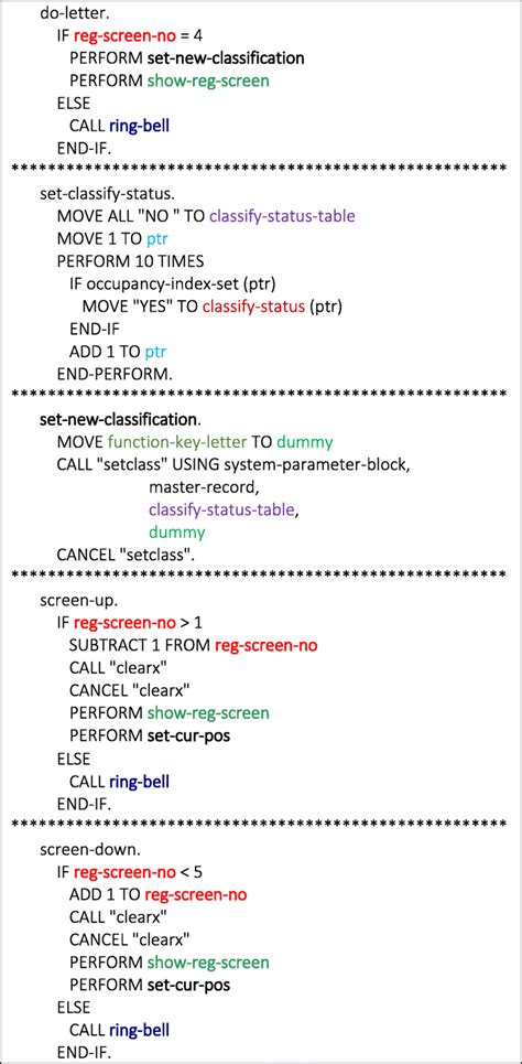 Code Extract From Program “register” Download Scientific Diagram