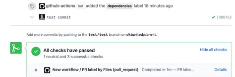 action don t check if the label is already applied · issue 17 · decathlon pull request labeler