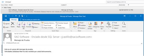 Enviar Correo Desde Sql Server 2008 R2 Software Erp Nicaragua