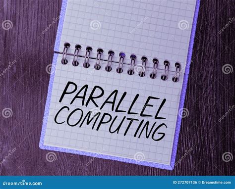 Text Caption Presenting Parallel Computing Internet Concept