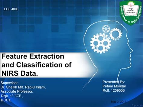 Feature Extraction And Classification Of Nirs Data Pptx