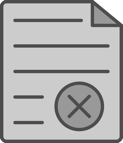 File Format Line Filled Greyscale Icon Design 43674375 Vector Art At