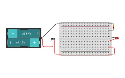 Circuit Design 6º Ano Ligando Um Led Com Interruptor Na Protoboard