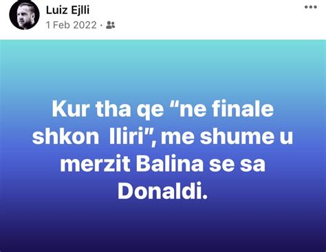 Shikoni Si E Komentonte Luizi Bb Një Vit Më Parë Çifti Donald Trixa Shënjestra E Tij… Kryefjala