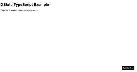 Xstate Typescript Template Codesandbox