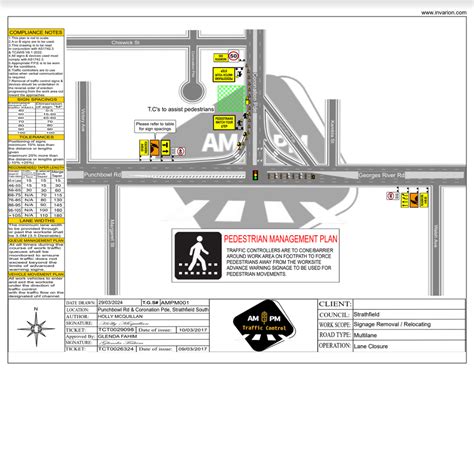 Traffic Management Plan AM PM Traffic Control