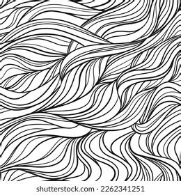 Seamless Abstract Wave Pattern Repeating Texture Stock Vector Royalty Free