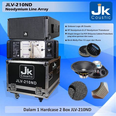 Jual Speaker Line Array Jk Coustic Jlv 210nd Line Array Jk Coustic Jlv 210 Nd Shopee Indonesia