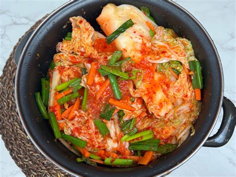 Homemade Traditional Korean Kimchi Step By Step Recipe