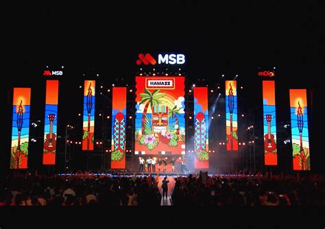 Msb Bank Music Event Stage Visual Bat Chat Gen Digi Behance