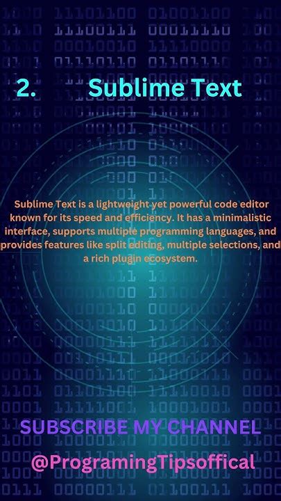 Best Code Editor For Programing Code Editor For Programing Youtubeshorts Youtube Youtube