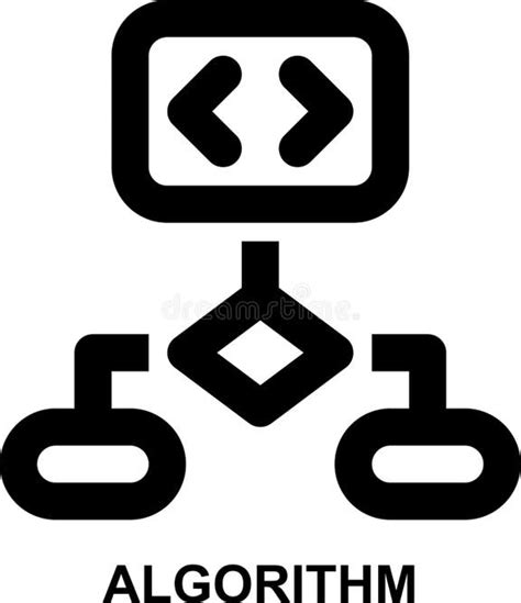 Algorithm Procedure Flow Chart Programming Coding Software Development Outline Icon Stock