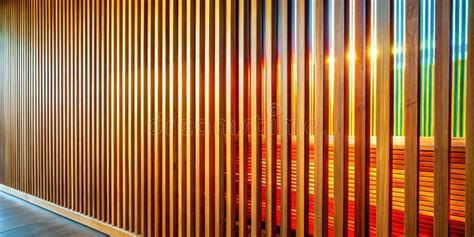 Stunning Minimalist Wooden Slat Partition A Dynamic Play Of Light And Shadow For Contemporary