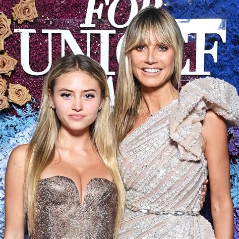 Heidi Klums Daughter Leni Makes Rare Appearance With Dad Seal