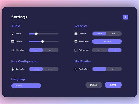 Settings Ui Designs Themes Templates And Downloadable Graphic