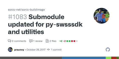 Submodule Updated For Py Swsssdk And Utilities By Prsunny · Pull