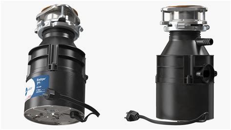 3d Model Feed Garbage Disposal Badger 1xl 1 3 Hp Turbosquid 2017680