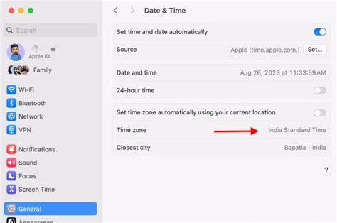 how to fix incorrect time in macos sonoma
