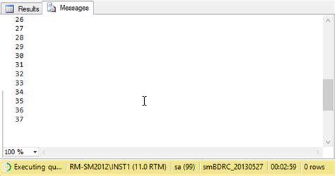T Sql T Sql 2012 While Loop Maximum Iterations Stack Overflow