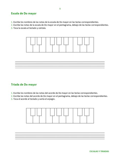 Solfeo 3 Escalas Y Triadas Pdf Escala Música Acorde Música
