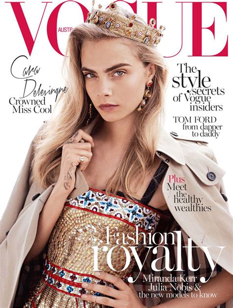 Cara Delevingne For Vogue Australia October 2013