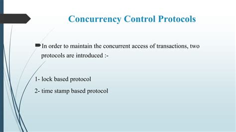 Overview Of Concurrency Control And Recovery In Distributed Databases