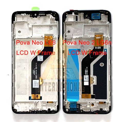 For Infinix Tecno Pova Neo Lcd Le Le H Lcd Display Screen Frame Touch Panel For Tecno Pova Neo