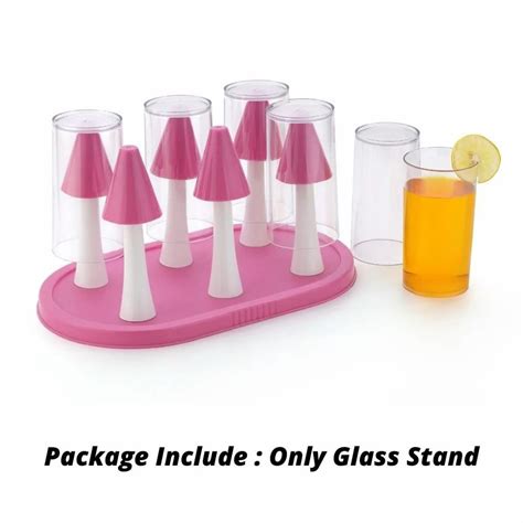 Glass Organiser For 6 Glasses And Cutlery Glass Stand Made Virgin