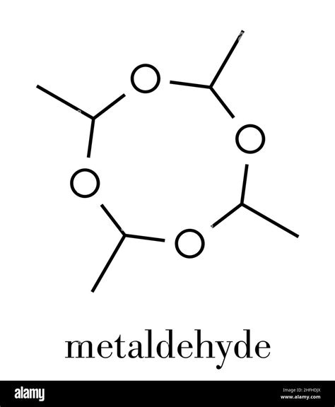 Metaldehyde Pesticide Molecule Used Against Slugs And Snails And As