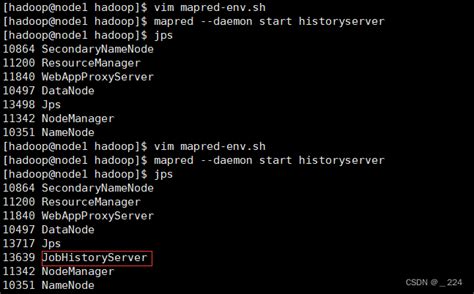 Hadoop的 Jobhistoryserver无法启动不用改jdk版本 Csdn博客