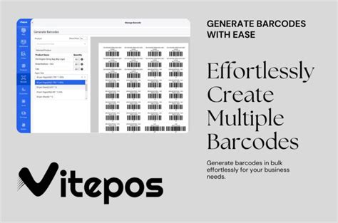 1 free bulk barcode generator create multiple barcodes vitepos
