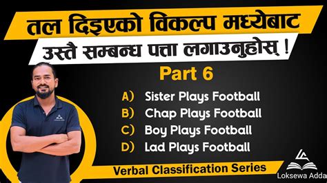 Sentence Classification वाक्य वर्गिकरण Iq Tricks By Tek Pant Loksewa Adda Youtube