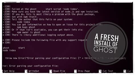 How To Manually Installing Ghost How To Manually Installing Ghost
