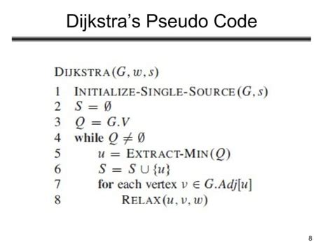 Single Source Stortest Path Bellman Ford And Dijkstra Ppt