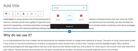 How To Add A Horizontal Line Separator In Wordpress Groundwp