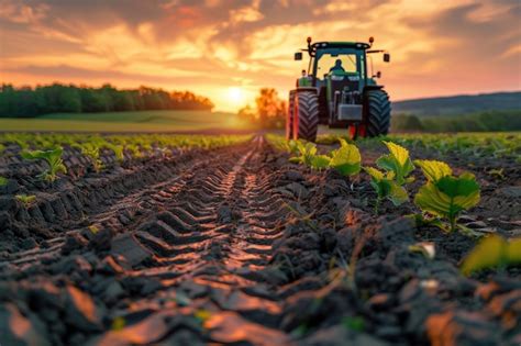 Premium Photo Farming Field Background