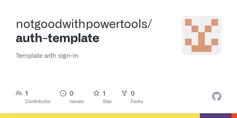 GitHub Notgoodwithpowertools Auth Template Template With Sign In