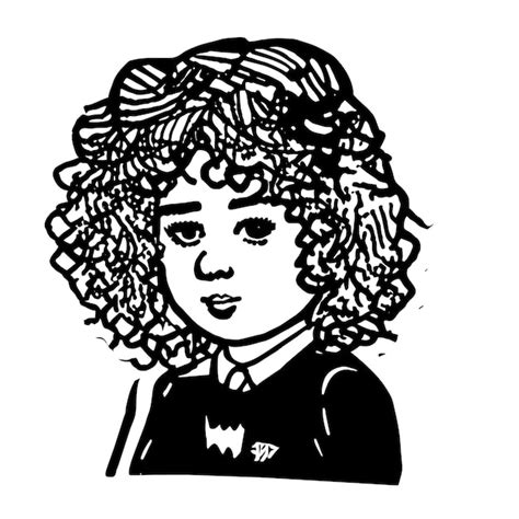 Jolie Princesse Chibi Fille Dessinée à La Main Dessin Animé Autocollant