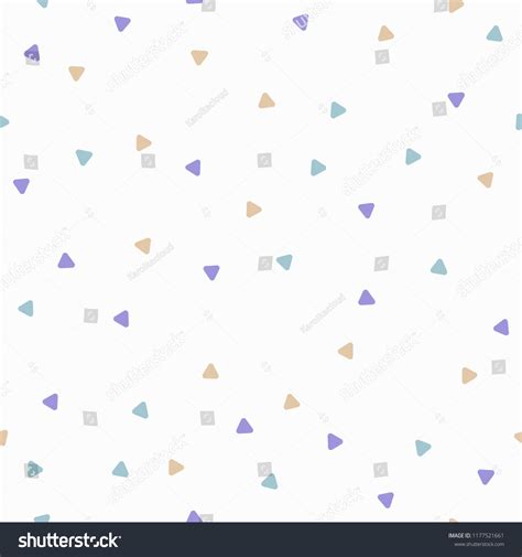 Cute Triangle Background Minimal Triangle Pattern Stock Vector Royalty