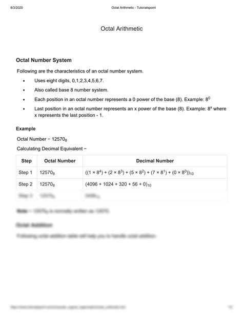 Solution Programming Octal Arithmetic Tutorialspoint Studypool