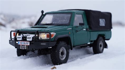 110 Toyota Land Cruiser 70 Super Scale Snow Run Remote Addicted