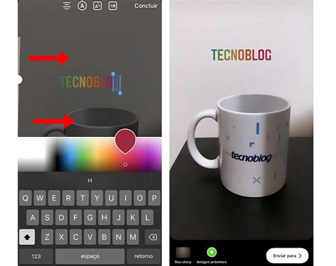 Como deixar um texto em degradê nos Stories do Instagram Aplicativos e Software Tecnoblog