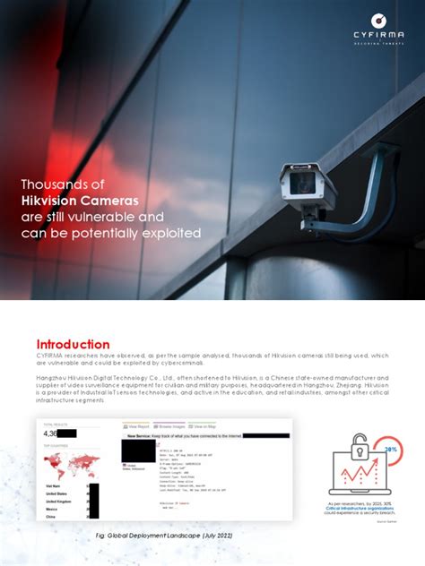 Hikvision Surveillance Cameras Vulnerabilities Pdf Cyberwarfare Security